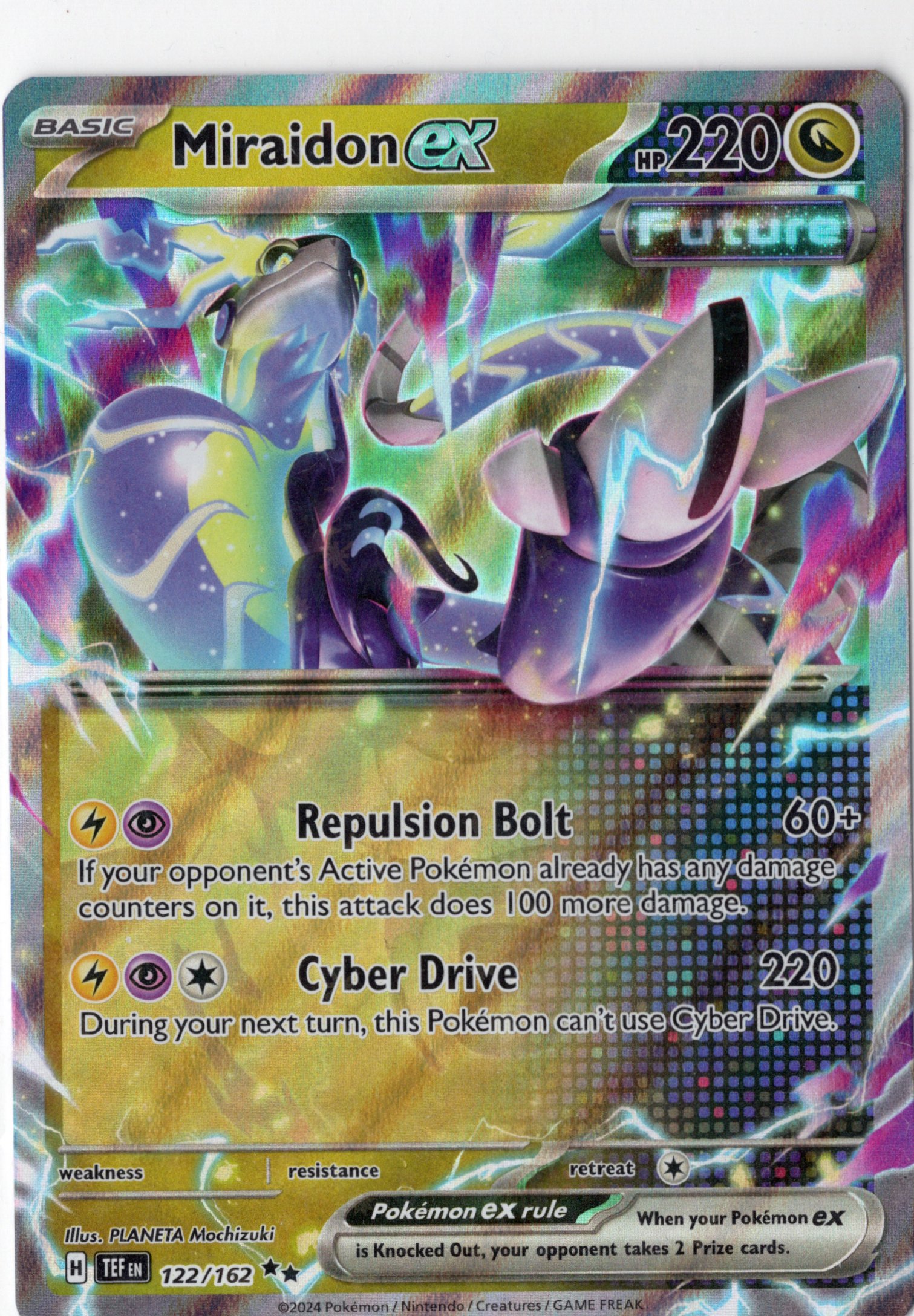 Pokemon Miraidon ex 122/162 Temporal Forces Double Rare – Euro Elite Cards