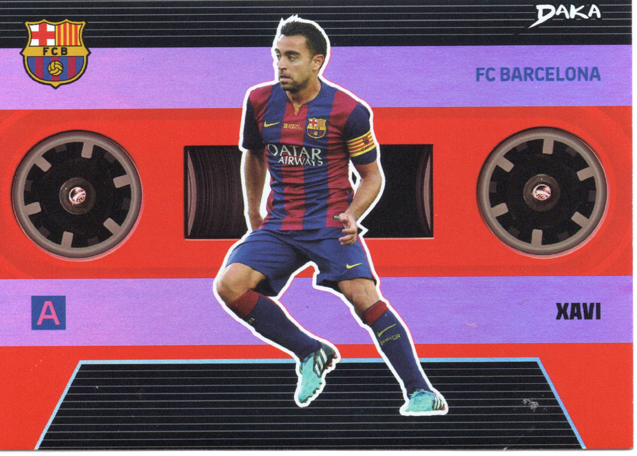 2025-26 DAKA FC Barcelona Top Audience Echoes Of Pink #EB18 Xavi SN99 ...