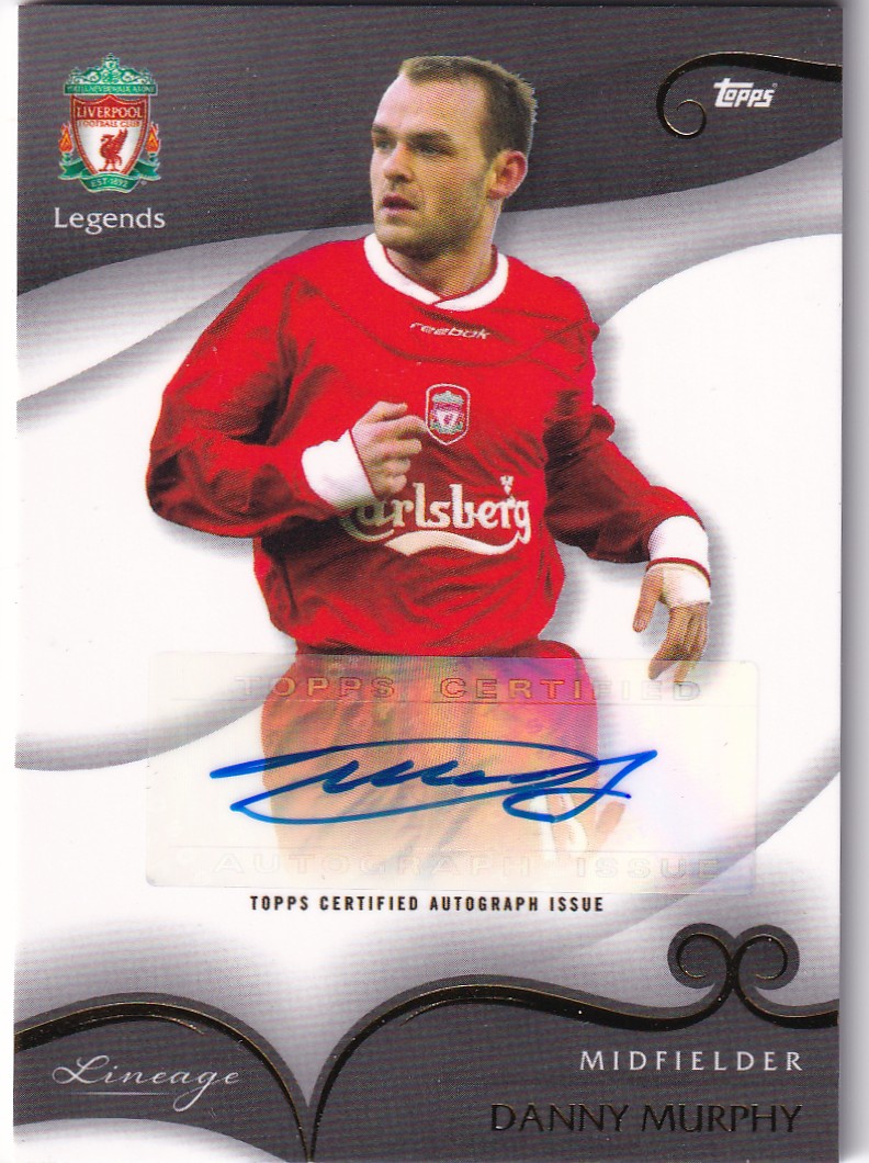 2022-23 Topps Liverpool Lineage Legends Danny Murphy auto – Euro Elite ...