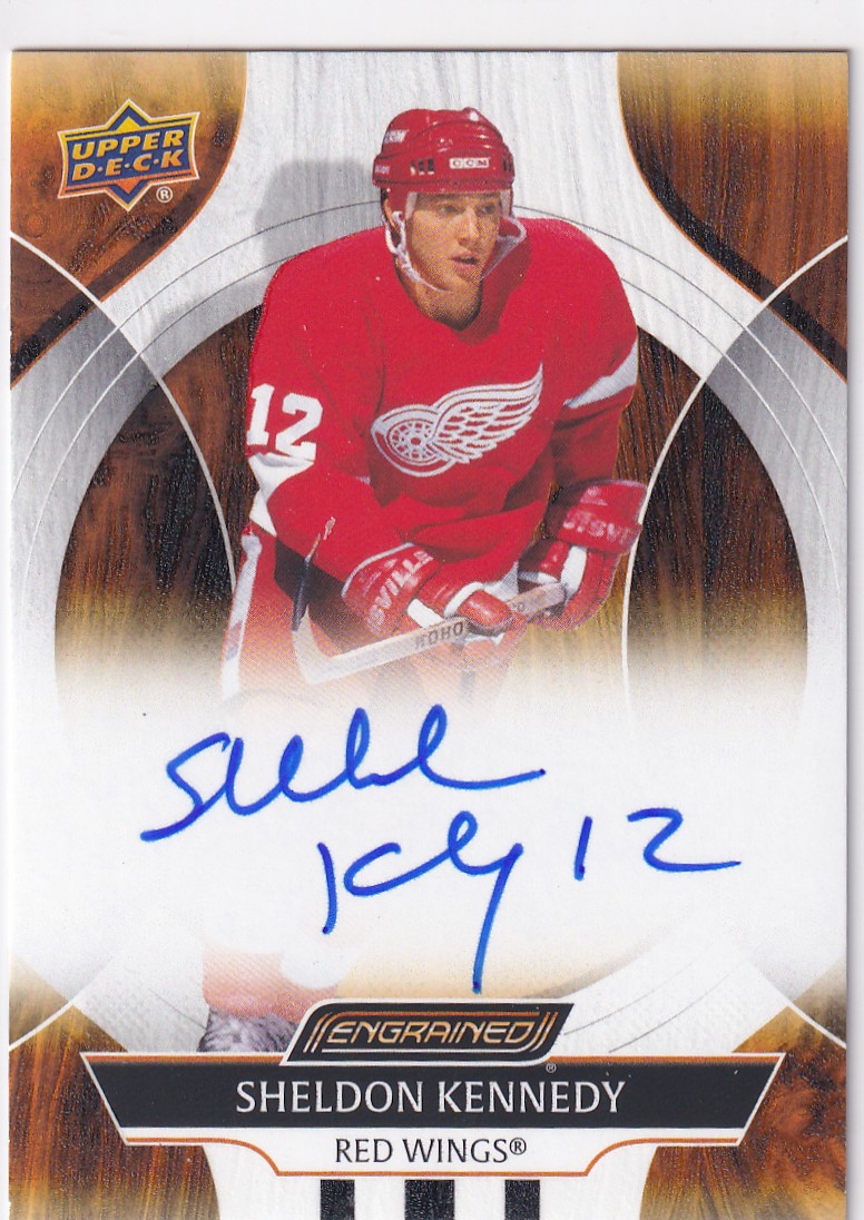2024-25 Upper Deck Engrained Icons Autographs #CASK Sheldon Kennedy ...